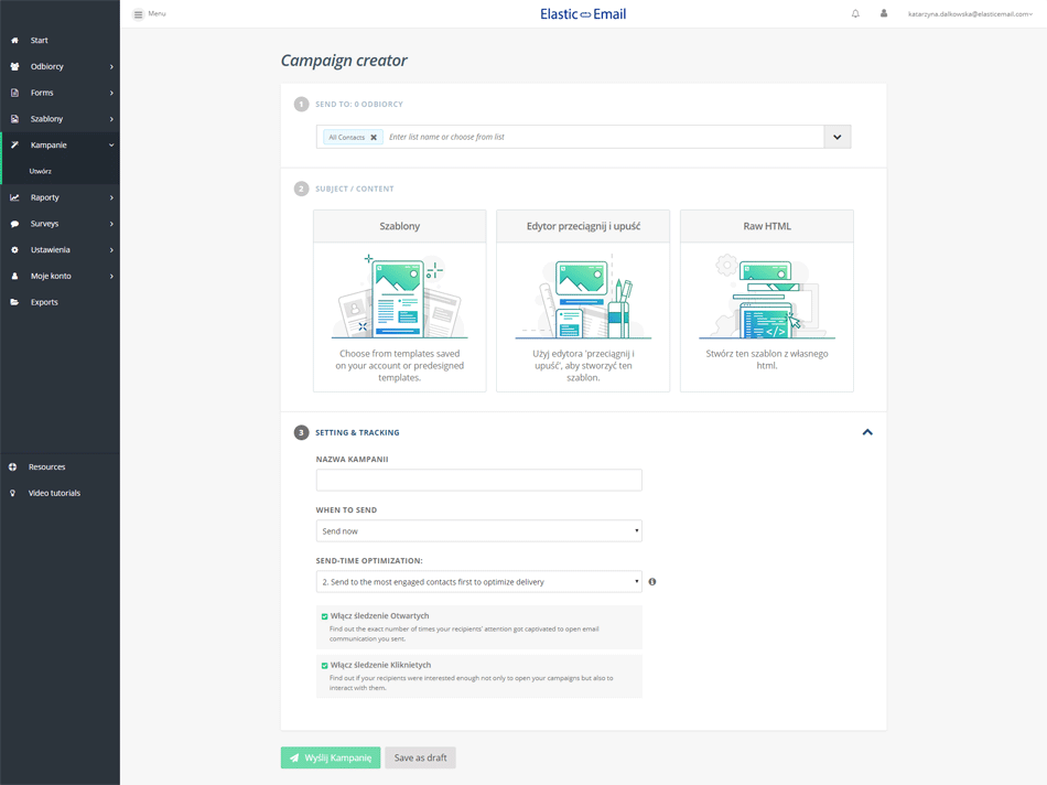 Elastic Email, info and compare this Email marketing software