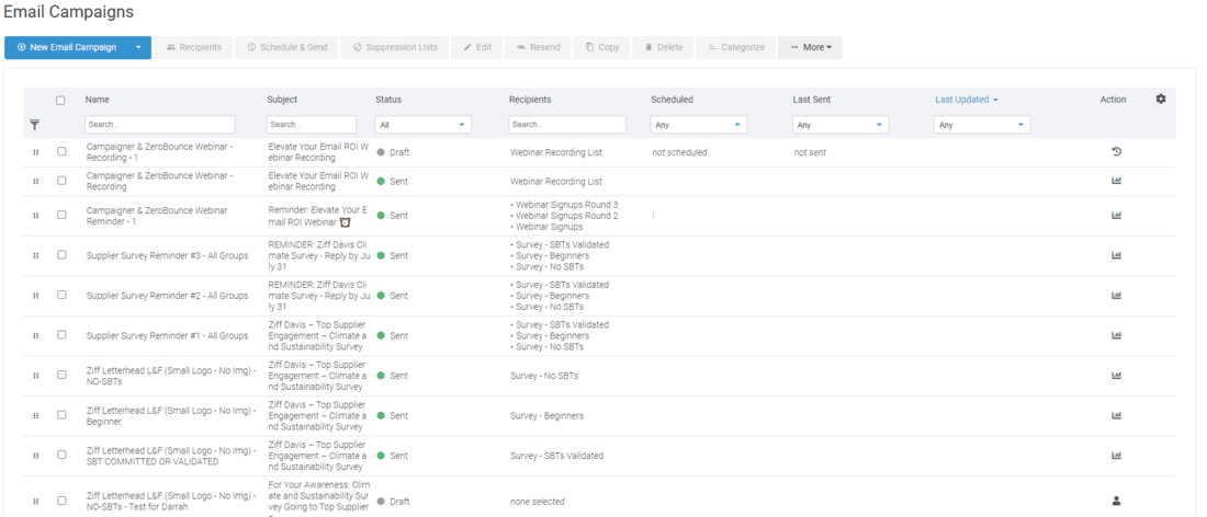 Campaigner, info and compare this Email marketing software