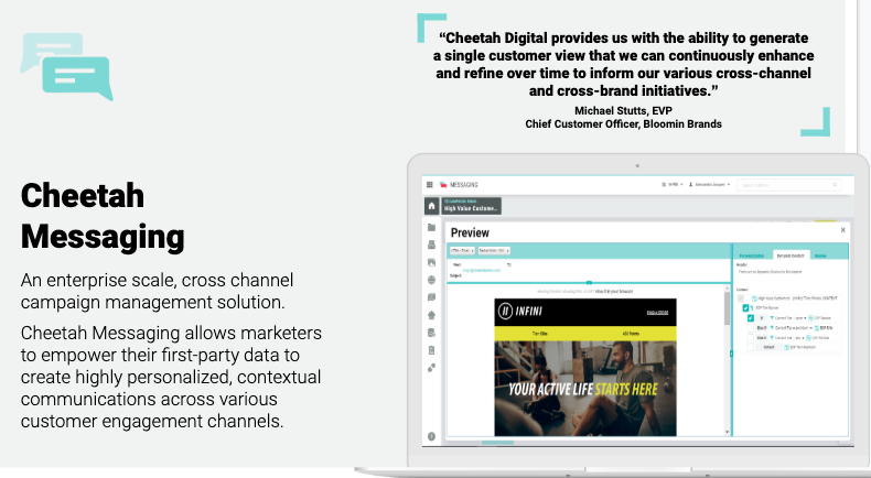 Cheetah Digital, info and compare this Email marketing software