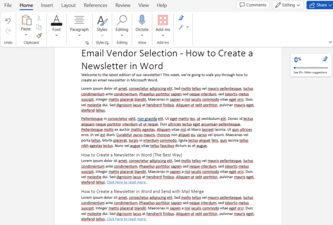 How to Create a Newsletter in Word the Smart Way (2025)